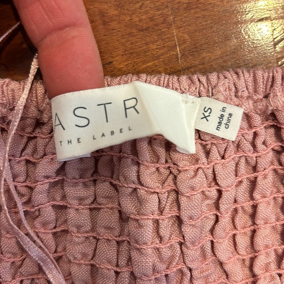 Astr | Dresses | Astr Dusty Rose Puff Sleeve Dress | Poshmark
